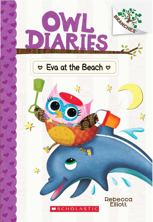 Owl Diaries #14: Eva At The Beach: A Branches Book | Rebecca Elliott