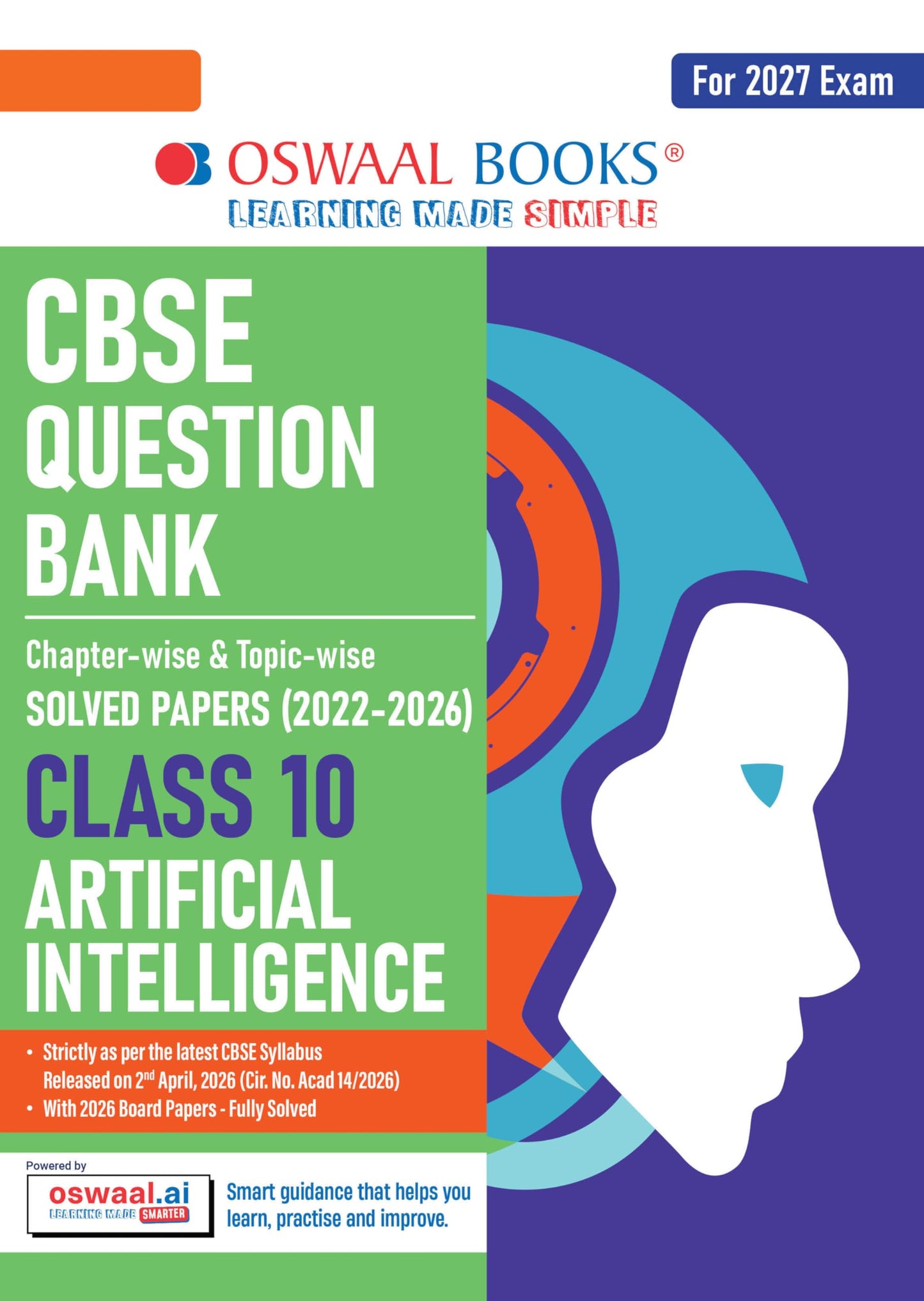 Oswaal CBSE Class 10 Artificial Intelligence Question Bank | Chapter
