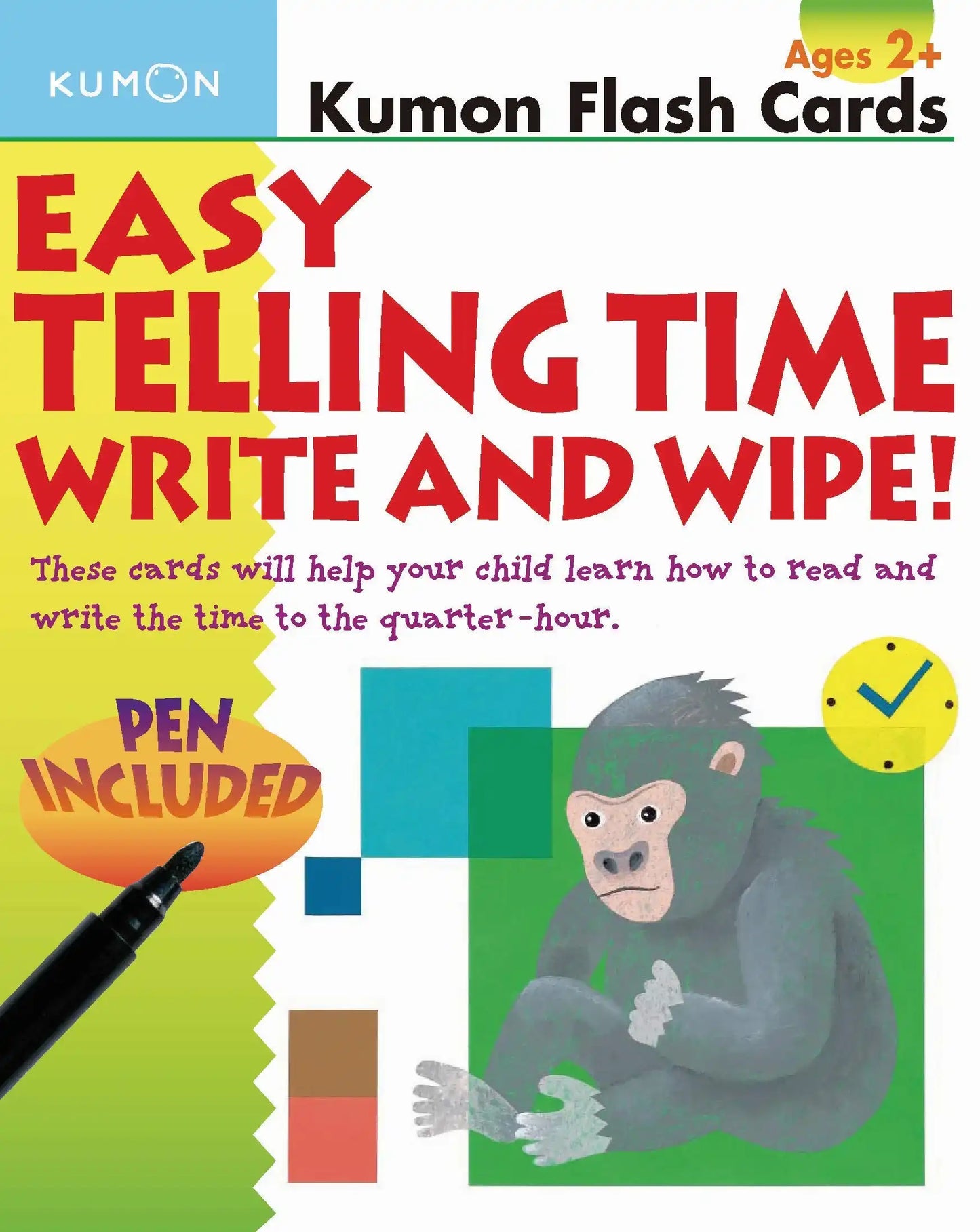 Easy Telling Time Write & Wipe | Kumon Publishing | Oxford Bookstore ...