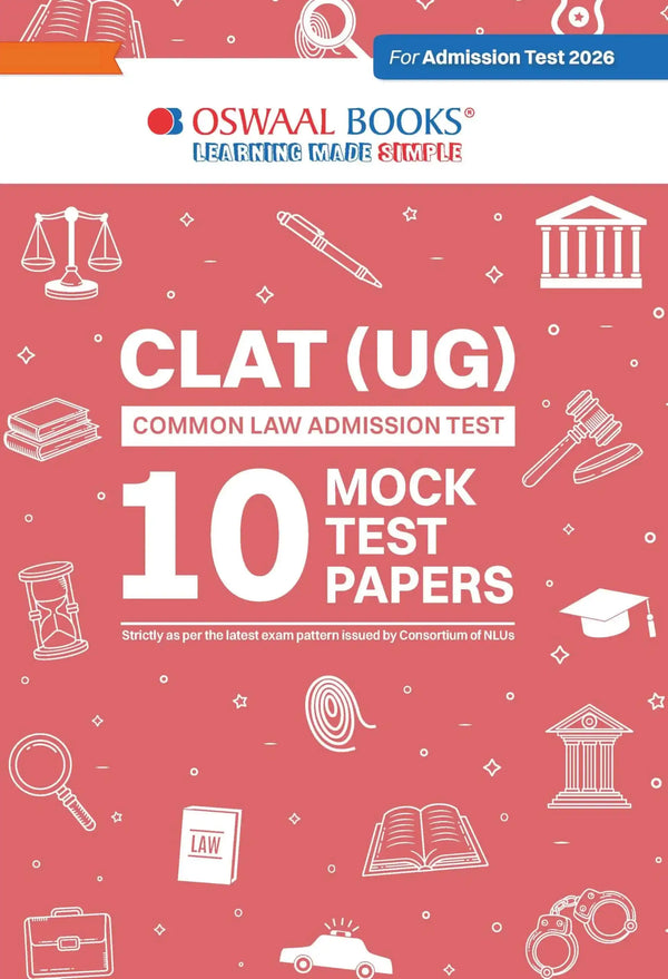 Oba Clat (Ug) 10 Mock Test Paper (2026) | Oswaal Editorial Board