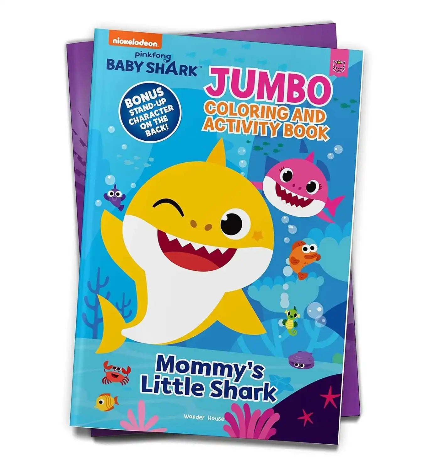 Pinkfong Baby Shark - Mommys Little Shark - Jumbo Coloring And Activity ...